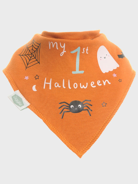 Ziggle 'My 1st Halloween' Dribble Bib – Smartypants Childrenswear